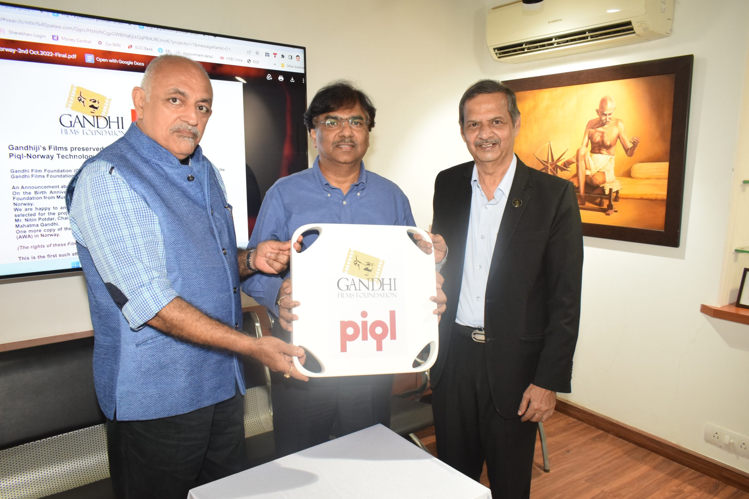 Norwagian Technology, PIQL, to preserve Gandhiji’s Films for more than ...