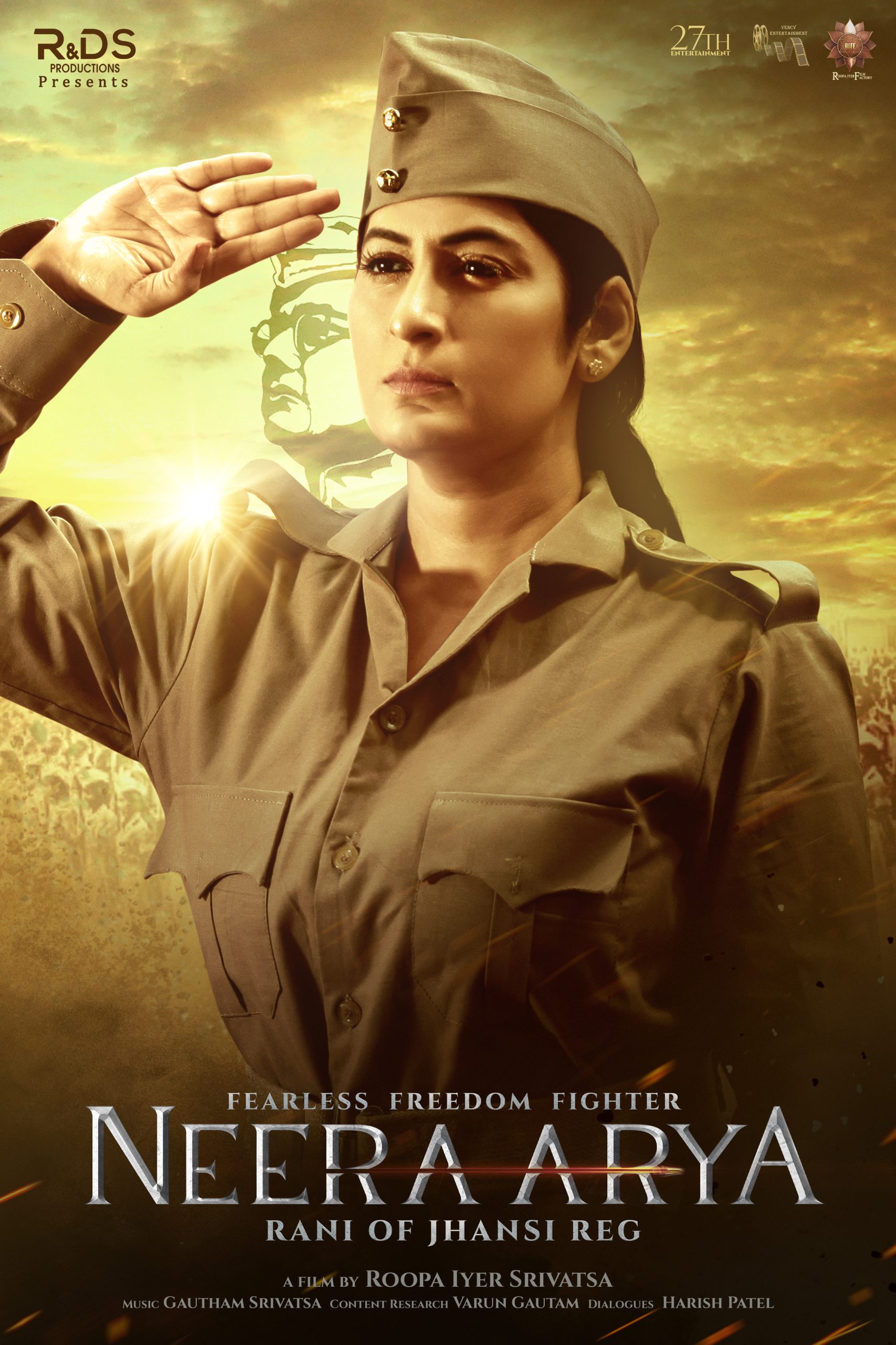 Actor and director Roopa Iyer’s Neera Arya’s motion poster launched by ...